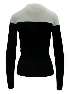 Paule Ka Bi-colour Ribbed Top