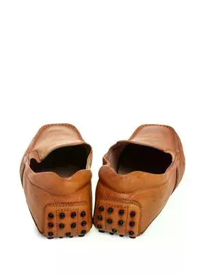 TOD'S Leather Loafers - Brown