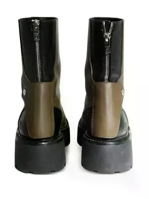 Celine Zip-up Leather Boots