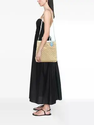 Gucci Gg Canvas Reversible Tote Satchel