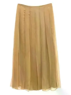 Gucci 2000's Silk Midi Skirt