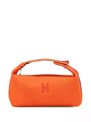 Hermès Canvas Bride A Brac Case Vanity Bag - Orange