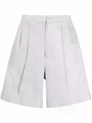 Issey Miyake 1970s High-waist Bermuda Shorts - Grey