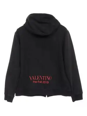 Valentino Garavani 2010s Logo-print Zip-up Hoodie