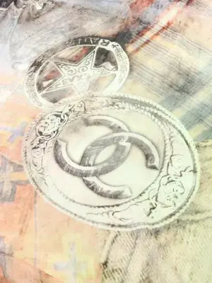 Chanel 20th Century Cc Cashmere Scarf Scarves