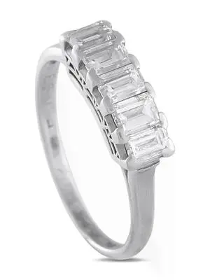 LB EXCLUSIVE Platinum Diamond Ring - Silver