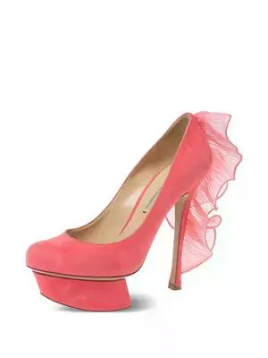 NICHOLAS KIRKWOOD 140mm Ruffled Pumps