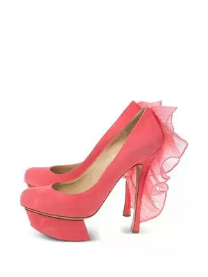 NICHOLAS KIRKWOOD 140mm Ruffled Pumps