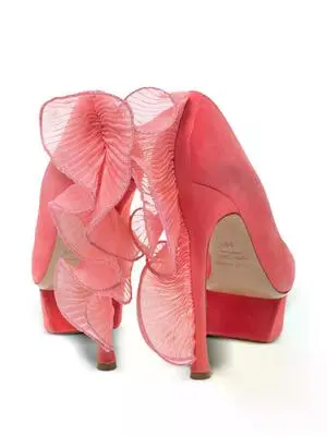 NICHOLAS KIRKWOOD 140mm Ruffled Pumps
