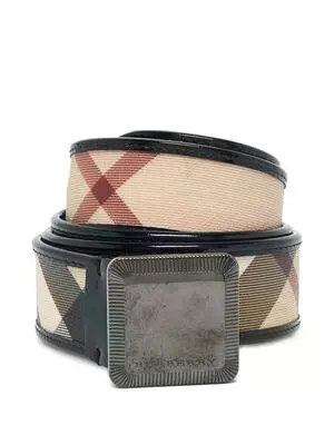 Burberry Nova Check Belt - Beige