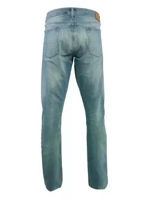 Polo Ralph Lauren Vintage Faded-wash Denim Jeans - Blue