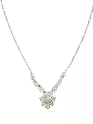 Givenchy Embellished Pendant Necklace - Silver
