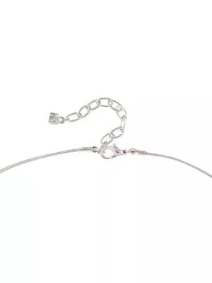 Nina Ricci Rhodium-plated Crystal Necklace