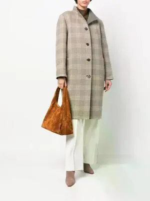 A.N.G.E.L.O. VINTAGE CULT 1960s Checkered Knee-length Coat