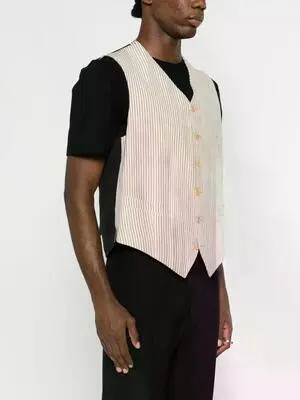 ROMEO GIGLI 1990s Pinstriped Vest