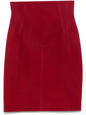 Alaïa 1990s Wool Mini Skirt