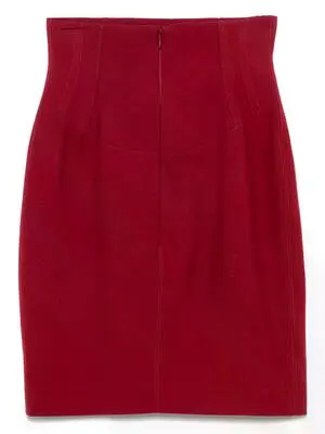 Alaïa 1990s Wool Mini Skirt