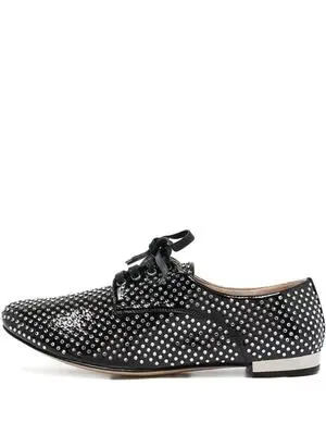 Miu Miu Tie Fastening Flats For Women