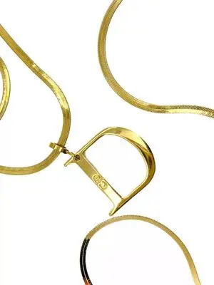 Dior 1980s D Drop-pendant Necklace