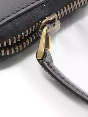 Gucci 2010s Embossed-snake Round-zip Wallet