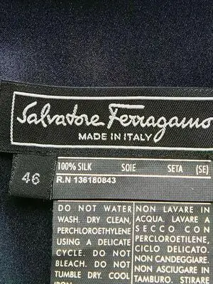 FERRAGAMO Silk-satin Top