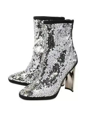 GIUSEPPE ZANOTTI 100mm Sequin-embellished Boots
