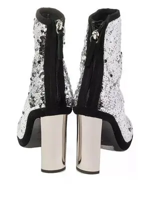 GIUSEPPE ZANOTTI 100mm Sequin-embellished Boots