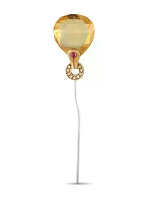 ANTONINI 18k Yellow Diamond Pin - Gold