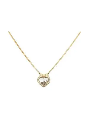 Chopard 2010s Happy Diamonds Necklace - Gold