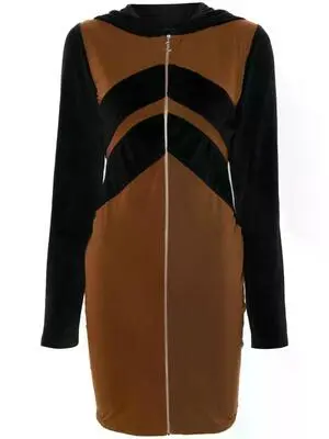 JEAN PAUL GAULTIER 1980s Hooded Minidress - Black
