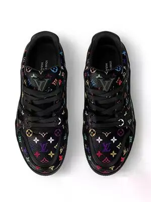 LOUIS VUITTON Takashi Murakami Trainer Sneakers - Black/multi