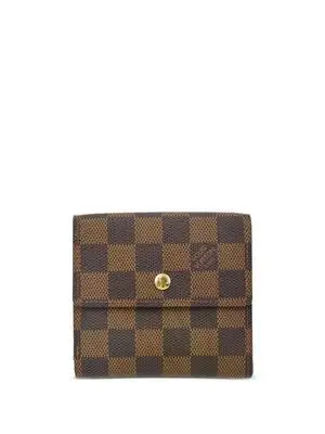 LOUIS VUITTON 2008 Portefeuille Elise Wallet - Brown