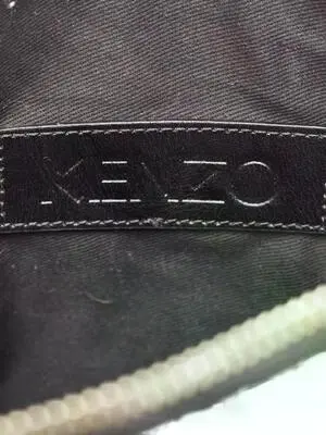 Kenzo Leather Zip Clutch