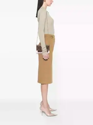 LOUIS VUITTON Monogram Flore Wallet On Chain Crossbody Bag - Brown