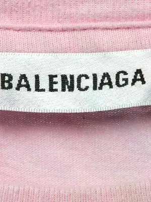 Balenciaga Logo-print T-shirt - Pink