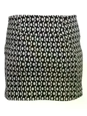 Diane Von Furstenberg Vintage Jacquard Mini Skirt