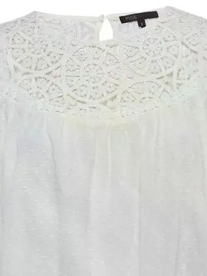 Maje Lace Dot Blouse
