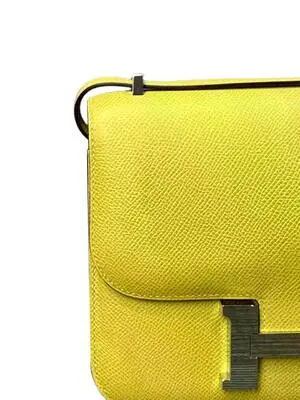 Hermès 2023 Constance 18 Mini Bag - Yellow