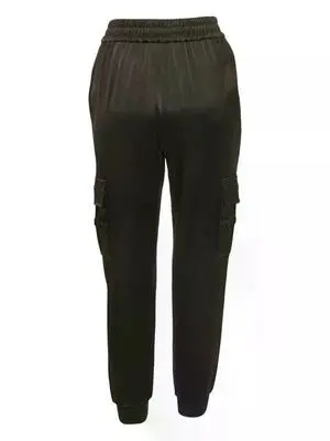 Alice + Olivia Satin Cargo Trousers