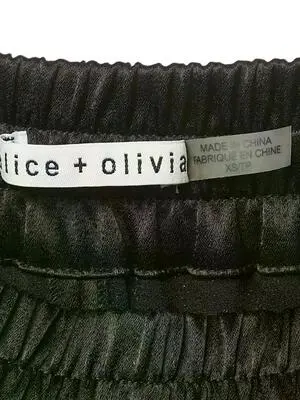 Alice + Olivia Satin Cargo Trousers