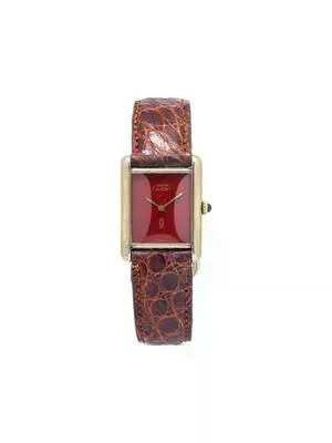 CARTIER Tank Vermeil 17mm - Red