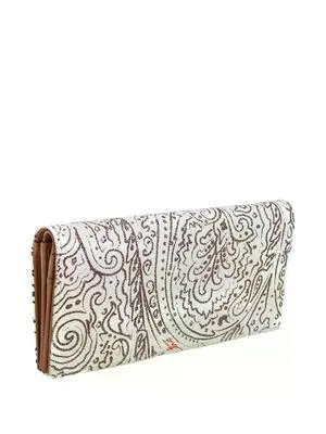 Etro Paisley-motif Wallet - White