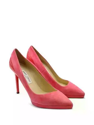 JIMMY CHOO Suede Heeled Pumps
