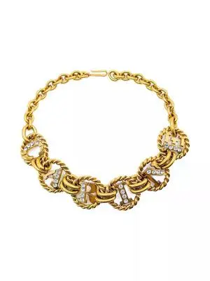 JENNIFER GIBSON JEWELLERY X Carine Roitfeld 1980s Paris Choker - Gold