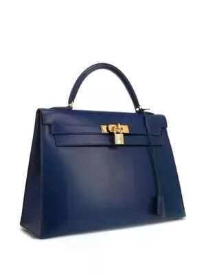 Hermès 1991 Kelly 32 Handbag - Blue