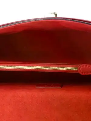 LOUIS VUITTON Victoire Handbag Monogram Canvas And Leather Shoulder Bag - Brown