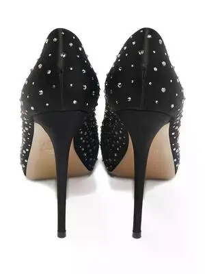 Valentino Garavani 125mm Mesh Rhinestone Pumps