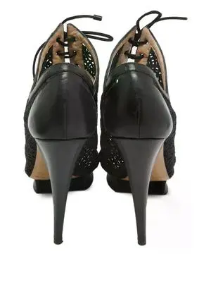 NICHOLAS KIRKWOOD 130mm Lace Platform Booties