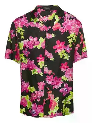 Versace Floral Silk Shirt