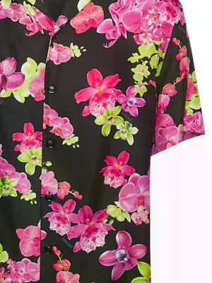 Versace Floral Silk Shirt